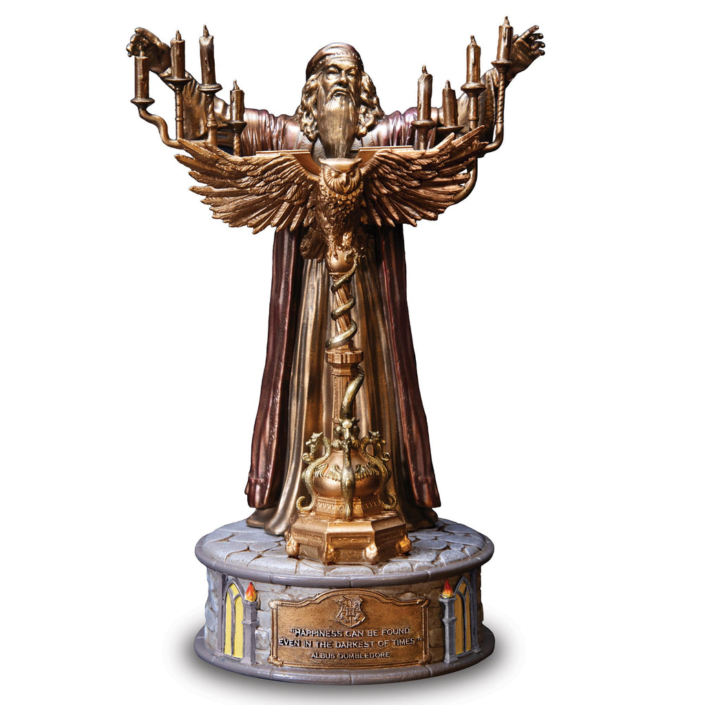 Sculpture en Bronze Albus Dumbledore Podium | Sorcière et Magie