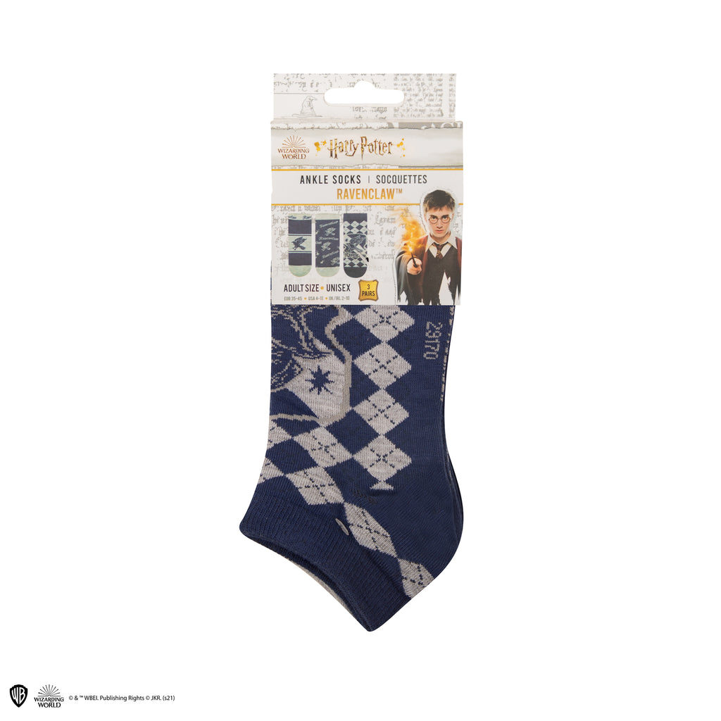 Ravenclaw Ankle Stocking Set (3) | Witch and Magic – Sorcière et Magie