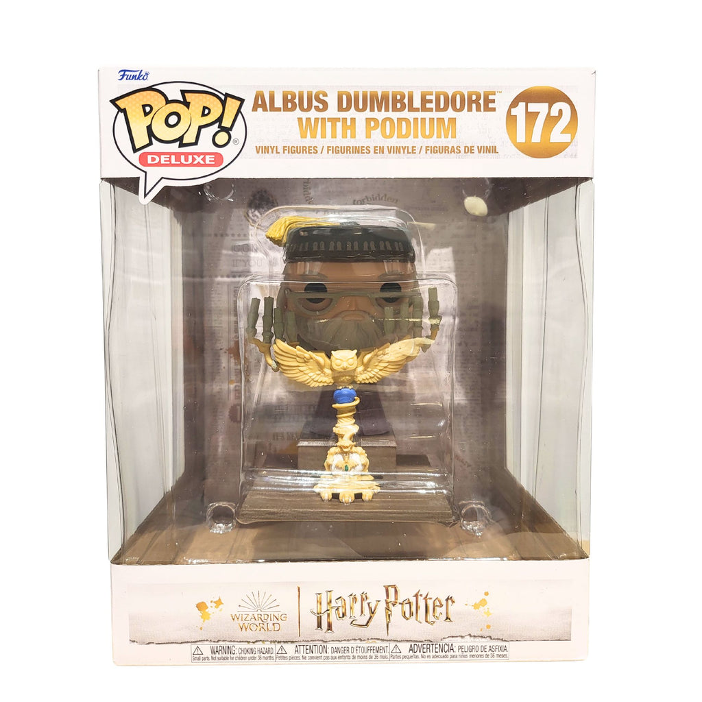 Funko Deluxe Dumbledore Podium | Sorcière et Magie